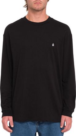 Volcom Herren Longsleeve Stone Blanks BSC LST, Größe:XL, Farben:Black