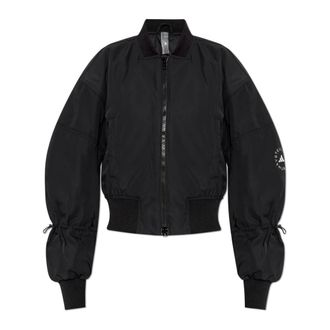 adidas by Stella McCartney TrueNature Woven Bomber Cropped Jacket - - Sport - Damen - Schwarzk - L