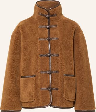 Sandro Sandro Teddyfell-Jacke braun