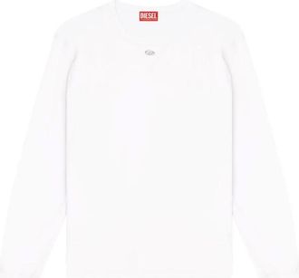 Diesel Homme, Tops, Blanc, Taille: XL T-madjust-ls-tr