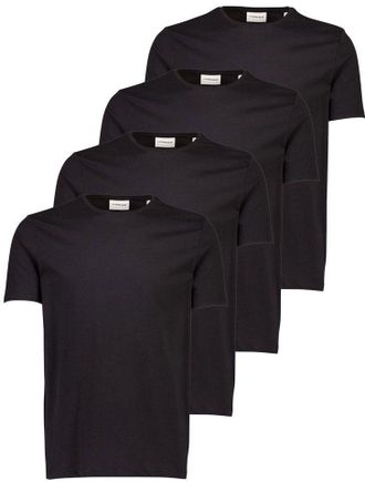 Lindbergh T-Shirt (Packung, 4-tlg) mit Rundhalsausschnitt im 4-er Pack