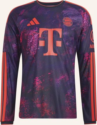 adidas Fc Bayern M&uuml;nchen 26/27 Authentic Ausweichtrikot, Lang&auml;rmelig weiss
