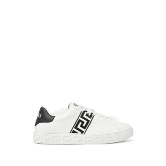 Versace Femme, Chaussures, Blanc, Taille: 42 EU Flat Chaussures