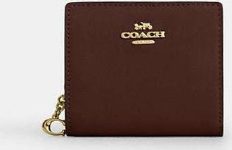 Coach Portemonnaie Mit Druckknopf Und Anh&auml;nger