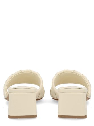 Bottega Veneta Womens Sandals Park Ivory Leather