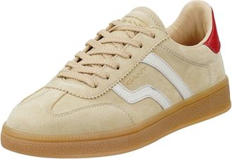 GANT FOOTWEAR Damen CUZIMA Sneaker, Beige Rot, 38 EU