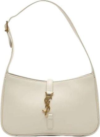 Saint Laurent Sac bandouli&egrave;re Le 5 a 7 Pre-owned - Femme - Pre-owned - Blanc - Taille: ONE Size