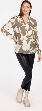 Key Largo Langarmbluse WB LORELEI v-neck (1-tlg)