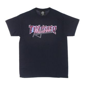Thrasher Marine Logo Tee Kurzarm Baumwolle - - Tops - Herren - Blau - M