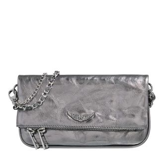 Zadig&Voltaire Crossbody Bags - Rock Nano Vintage Metal - Gr. unisize - in Silber - f&uuml;r Damen