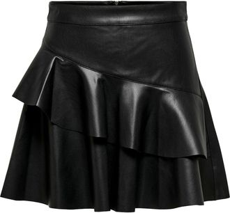 Only Female Lederrock ONLEMMA Kurzer Rock