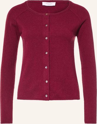 Rosemunde Strickjacke Laica Mit Cashmere rot