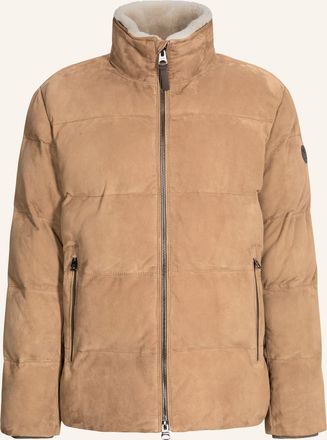 Joop Lederjacke beige