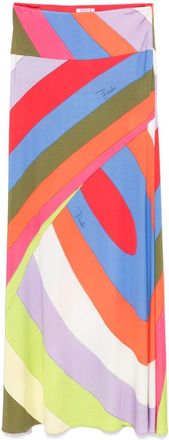 Pucci Maxirock mit Print - Violett