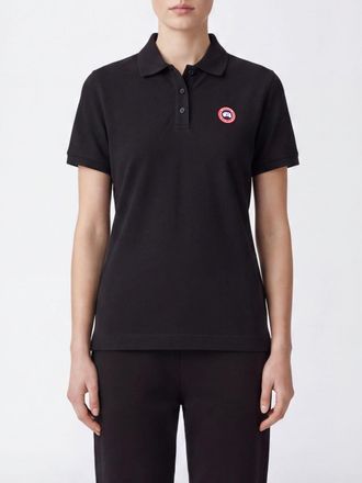 Canada Goose Polo slim fit en coton avec logo contrastant