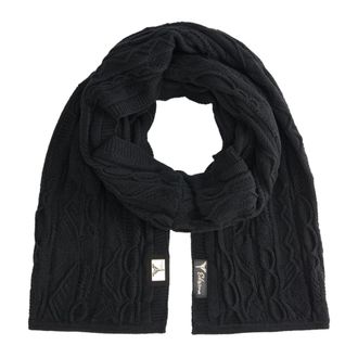 Carlo Colucci Edizione Strickschal - - Accessories - Herren - Schwarzk - ONE SIZE
