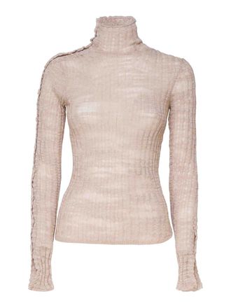 Acne Studios Pull Col Roulé - Beige