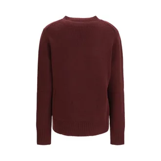 Burberry Womens Bordeaux Wool Oves Aries Sweatshirt Clothing