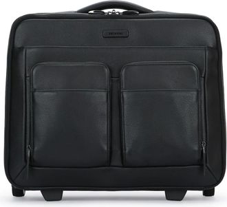 Piquadro unisex, Valises, Noir, Taille: ONE Size Pilotina Morbida in Pelle