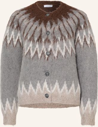 Darling Harbour Darling Harbour Strickjacke Mit Alpaka grau