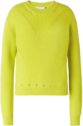 Genny Femme, Pulls, Vert, Taille: 40 FR Maille &agrave; col rond