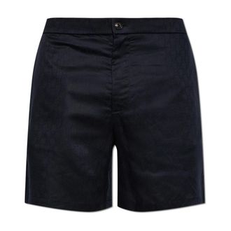 Emporio Armani Monogram Shorts - - Shorts - Herren - Blau - L