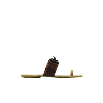 Tory Burch Leder-Zehentrenner - - Shoes - Damen - Braun - 36 1/2 EU