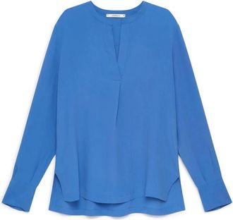 Maliparmi Maliparmi, Femme, Blouses et Chemises, Bleu, Taille: 40 FR Chemises