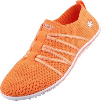 Dockers by Gerli Damen Slipper, Frauen Slip On,büro,Freizeit,Mokassins,Halbschuhe,Slip-ons,Slides,Schlupfschuhe,Loafer,orange,36 EU