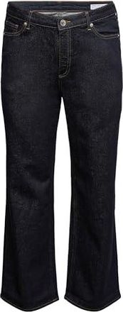 Vero Moda Jean &agrave; Coupe Large VMCTESSA Taille Haute Wide Leg Fit Jeans Dark Blue Denim 48 32 Dark Blue Denim (US) 48 / L32