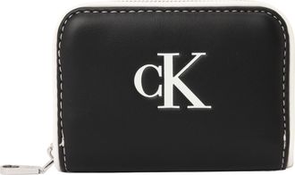 Calvin Klein Portemonnaie Contrast Logo Textured Zip-around
