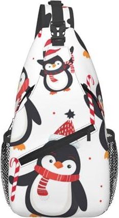 Generic Sac &agrave; dos &agrave; bandouli&egrave;re pour homme Motif pingouin