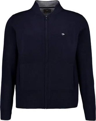 Fynch-Hatton Fynch-Hatton Herren Cardigan blau unifarben