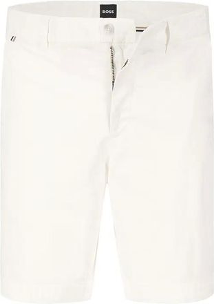 HUGO BOSS Herren Shorts weiß Slim Fit
