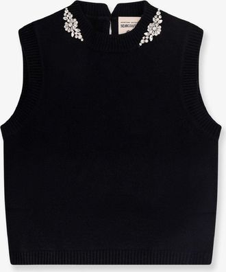 Semicouture Wool an cashmere vest - SEMICOUTURE - gender_Woman