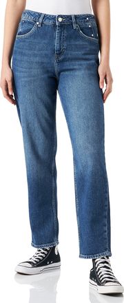 s.Oliver Damen 120.10.202.26.180.2109776 Hose 7 8, Blue Stretched Den, 34 EU