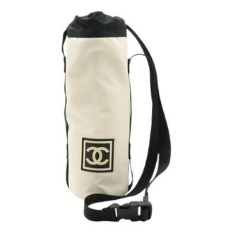 Chanel Pre-owned Sport Line Nylon Flaschentasche Schultertasche - - Pre-owned - Damen - Beige - ONE SIZE