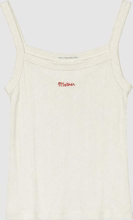 Mother Top The Teeny Weeny Tank Whisper White