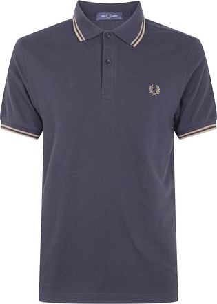 Fred Perry Homme, Tops, Bleu, Taille: XL Twin Tipped Classic Polo