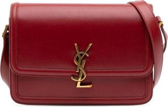 Saint Laurent Sac bandouli&egrave;re en cuir doccasion - Femme - Pre-owned - Rouge - Taille: ONE Size