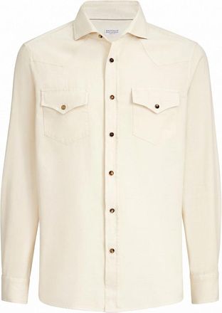 Brunello Cucinelli Hemd - Creme