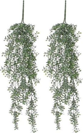 Mica Decorations Buchsbaum Haengend gruen-l74cm Kunstpflanze, Plastik, gr&uuml;n, 74 x 18 x 18 cm (Packung mit 2)