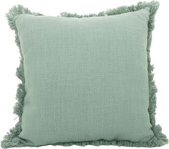 Point-Virgule Dekokissen Mintgr&uuml;n 45x45cm - Kissen Wohnzimmer - 100% recycelte Baumwolle