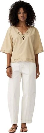 Alchemist Femme, Blouses et Chemises, Beige, Taille: 36 FR Pants Abbi