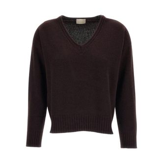 Drumohr V-Ausschnitt Strickware - - Knitwear - Damen - Braun - M