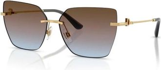 Dolce & Gabbana Femme, Accessoires, Jaune, Taille: 62 MM Lunettes de soleil Cat Eye