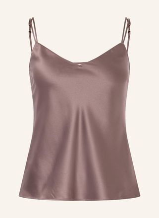 Calvin Klein Schlaftop Aus Satin braun