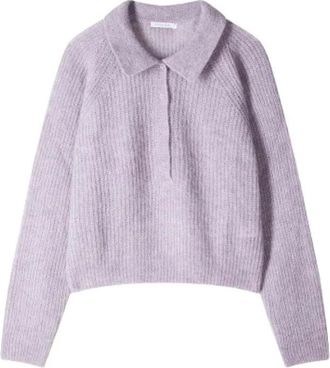 Patrizia Pepe Femme, Pulls, Violet, Taille: 38 FR Maglia Knit
