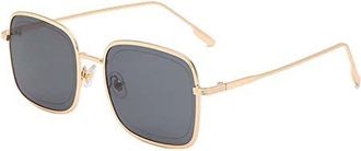 Generic Grand cadre carré en métal pour lunettes de soleil pour femmes, lunettes de plage en plein air pour le tir dans la rue, les vacances (couleur : A, tai