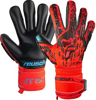 Reusch Torwarthandschuhe Attrakt Freegel Gold Finger Support mit hervorragendem Grip und Innennaht Schnitt